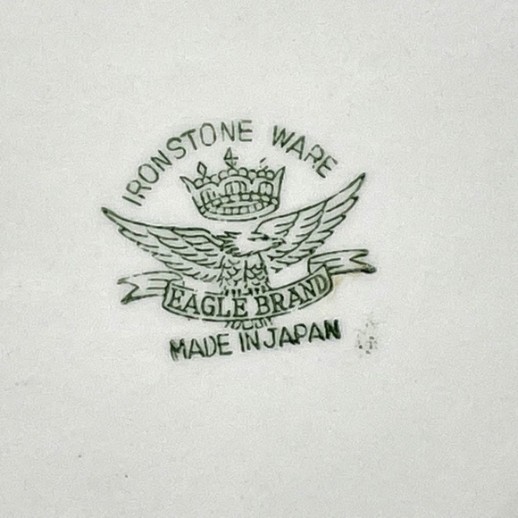 Ironstone Japan Eagle Brand | Dining | Vtg Ironstone Ware Japan Eagle ...